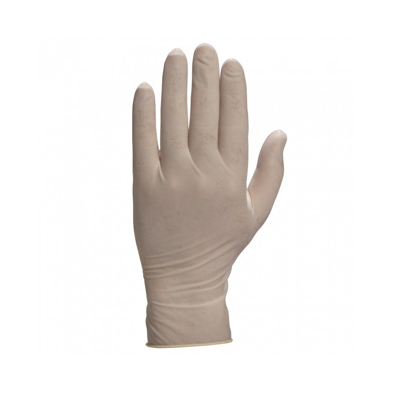 Boite de 100 gants jetables en latex Boite de 100 gants jetables en latex