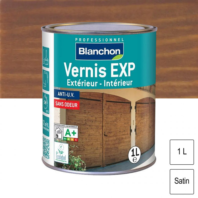 Vernis EXP Chêne moyen satin 1L BLANCHON